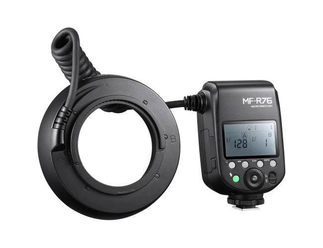 Godox MF-R76 macro ring blic