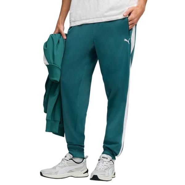 Puma-Zeleni muški donji deo trenerke ESS T7 POLY PANTS