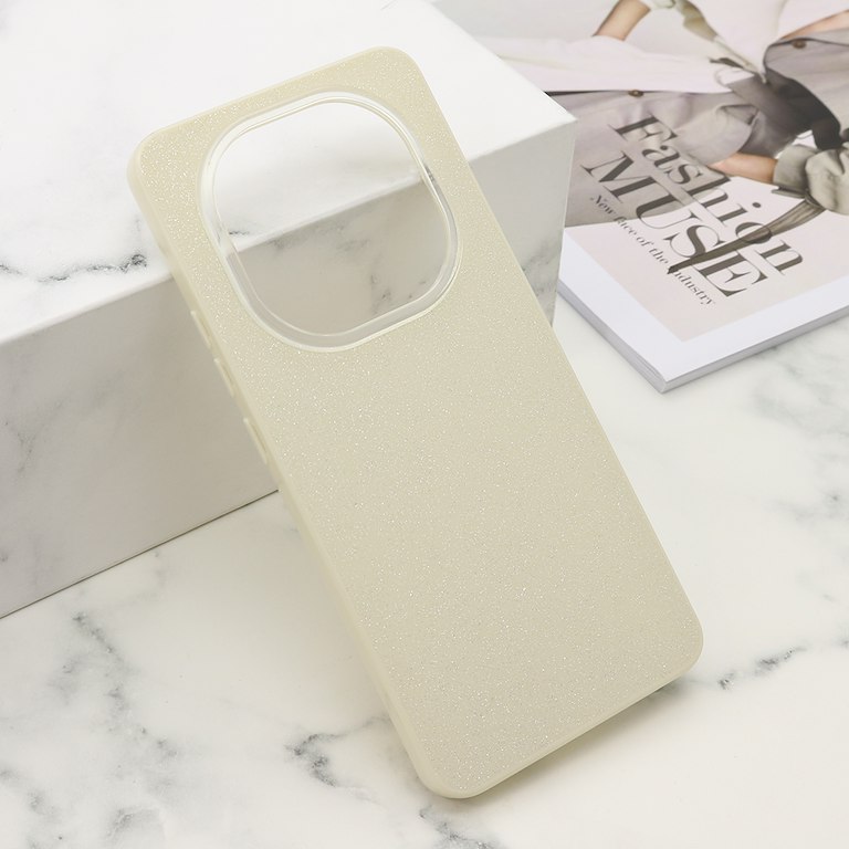 Futrola GLOW DUST za Xiaomi Redmi Note 15 5G (Global)/Xiaomi Redmi Note 15 5G (EU) bela (MS)