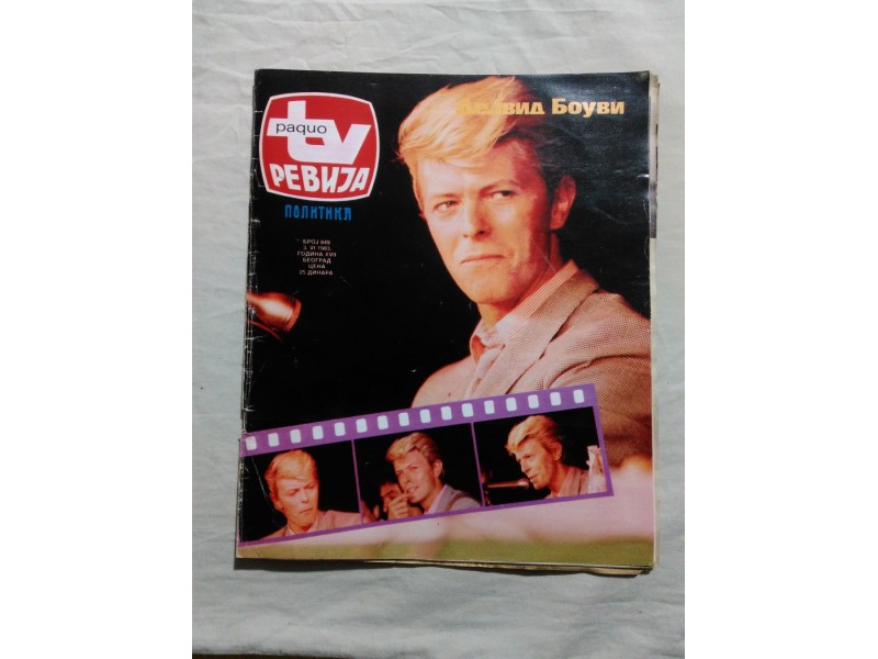 Radio TV Revija broj 849, David Bowie