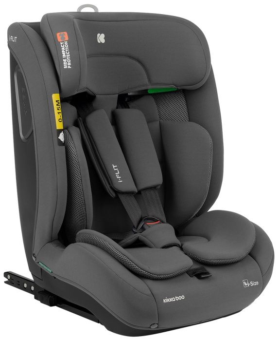 Autosediste I FLIT, I-SIZE Isofix, Kikka Boo, Dark Grey