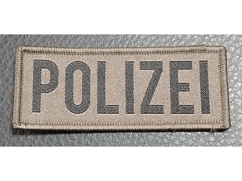 Policijska oznaka „POLIZEI“ – NOVO sa čičkom