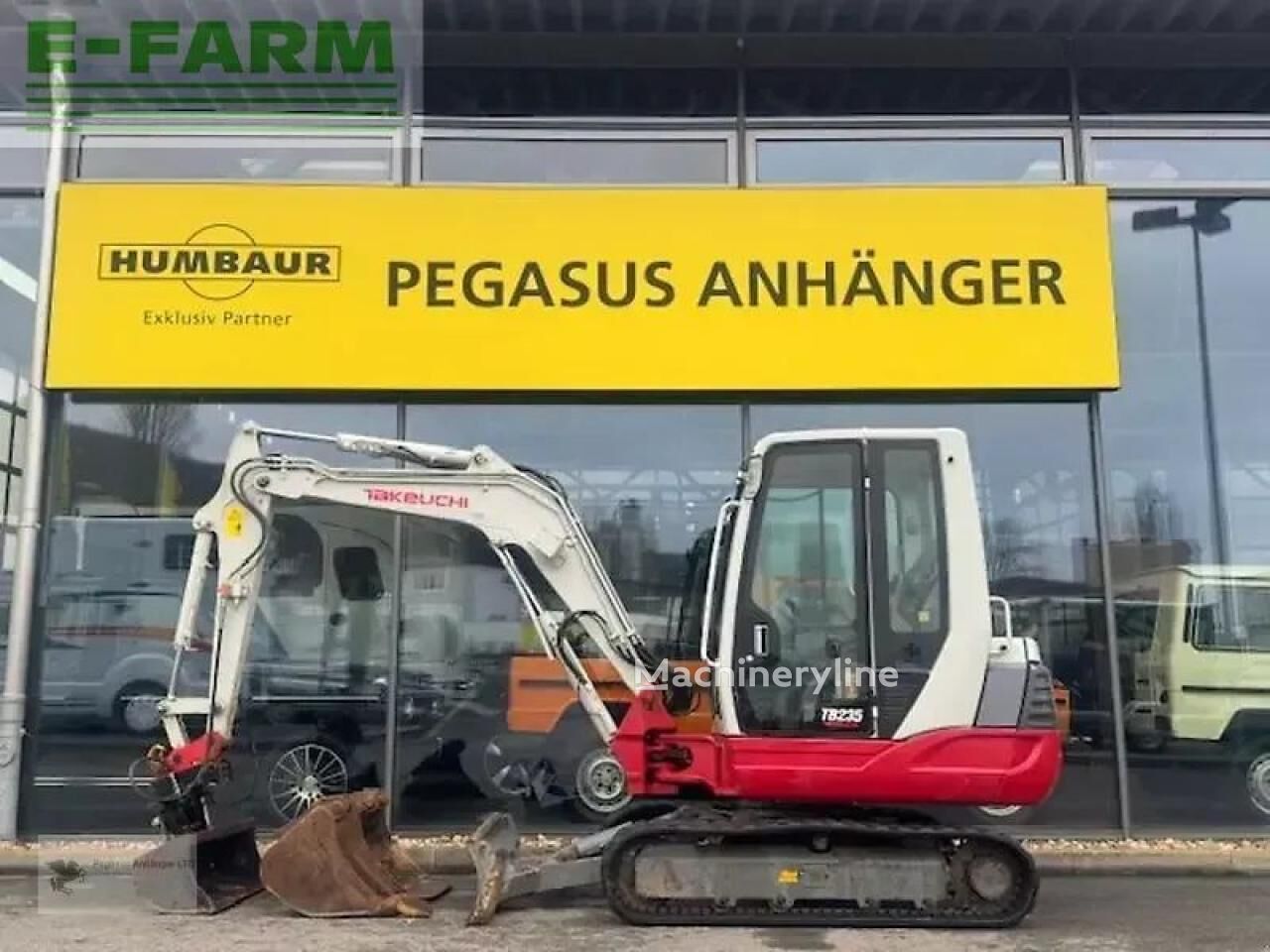 Takeuchi tb235 kompaktbagger kettenbagger schnellwechsler mini bager