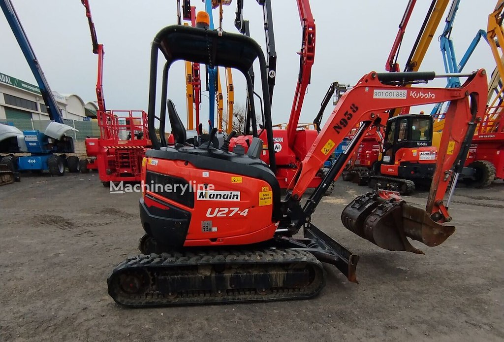 Kubota U27-4 HGL mini bager