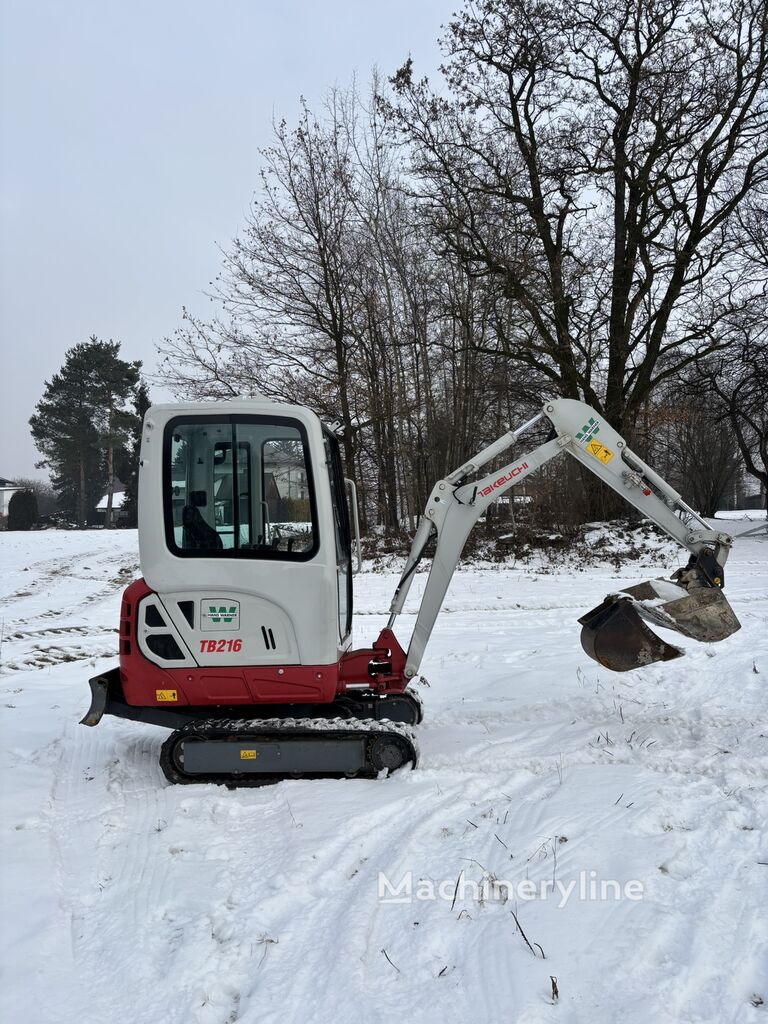 Takeuchi TB216 mini bager