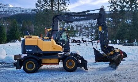 Volvo EW 140D *5.100hrs *ENGCON rotortilt *LIKE NEW * bager točkaš