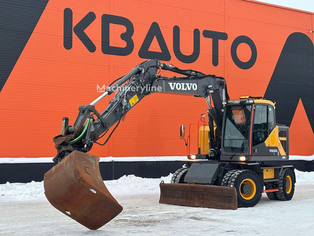Volvo EWR 170 E TILTROTATOR / AC / CENTRAL LUBRICATION bager točkaš
