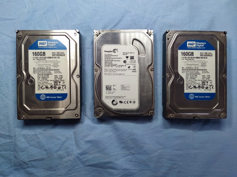 HDD WD + Seagate 3 komada za jednu cenu