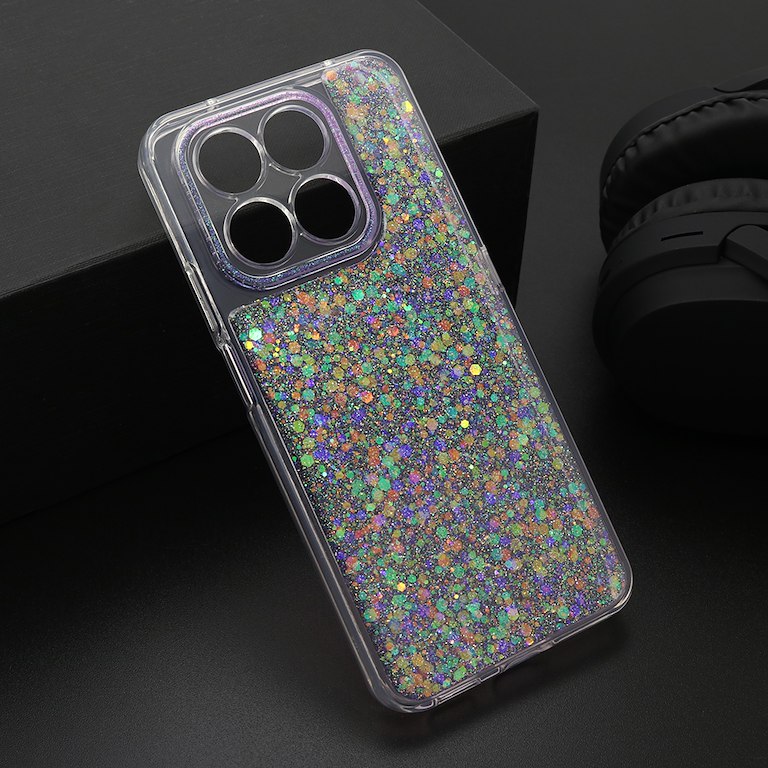 Futrola CRYSTAL GLOW za Honor X7d ljubicasta