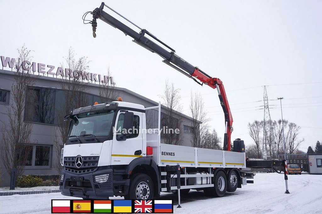 Mercedes-Benz Arocs 2536 6x2 E6 / Fassi F195A.0.23 / remote control / rotator autodizalica