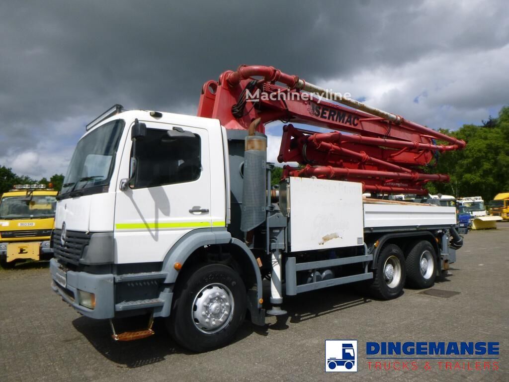 Mercedes-Benz Atego 6x4 RHD Sermac SCL120 concrete pump pumpa za beton