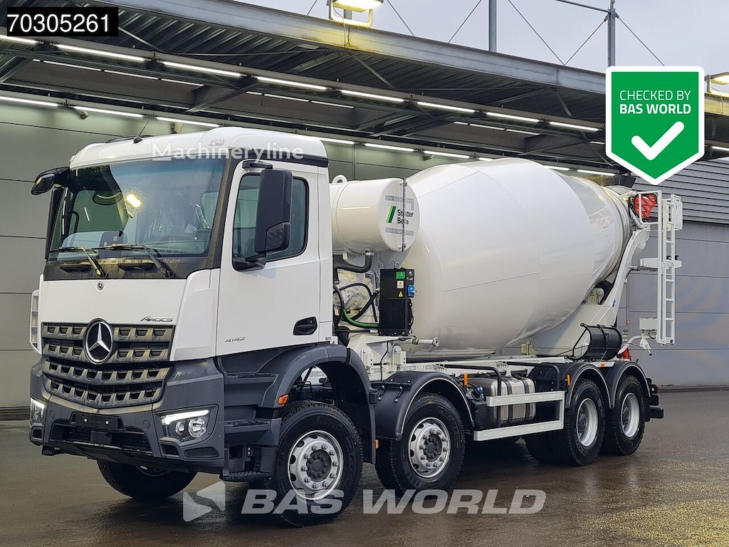 Novi Mercedes-Benz Arocs 4142 8X4 NEW 12m3 Stetter Mixer Big-Axle Steelsuspension A kamion s mešalicom za beton