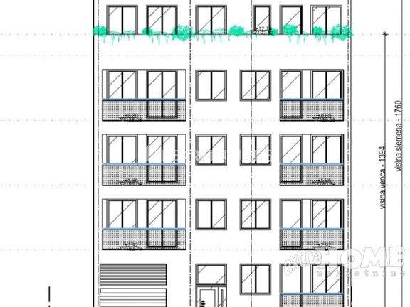 Zvezdara-Olimp,2.5s, 57 m², novogradnja, LUX