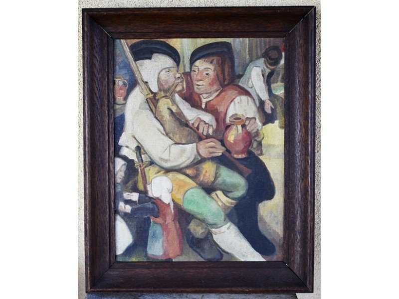 Nepoznati autor, detalj sa slike Bruegel -Peasant Dance