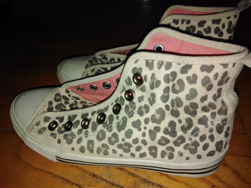 Patike H&M leopard dezen platnene br 34