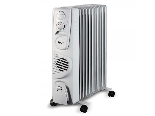 RAF R.1131W ULJNI RADIJATOR SA VENTILATOROM 11 REBARA BELI 2900W