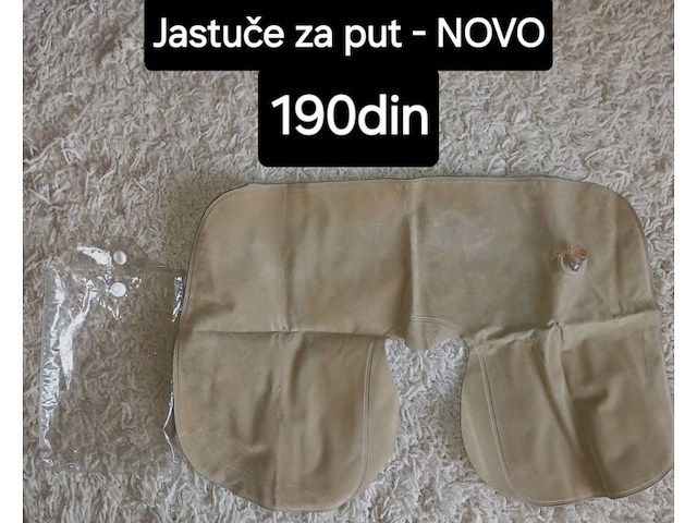 Jastuče za put krem na naduvavanje - NOVO