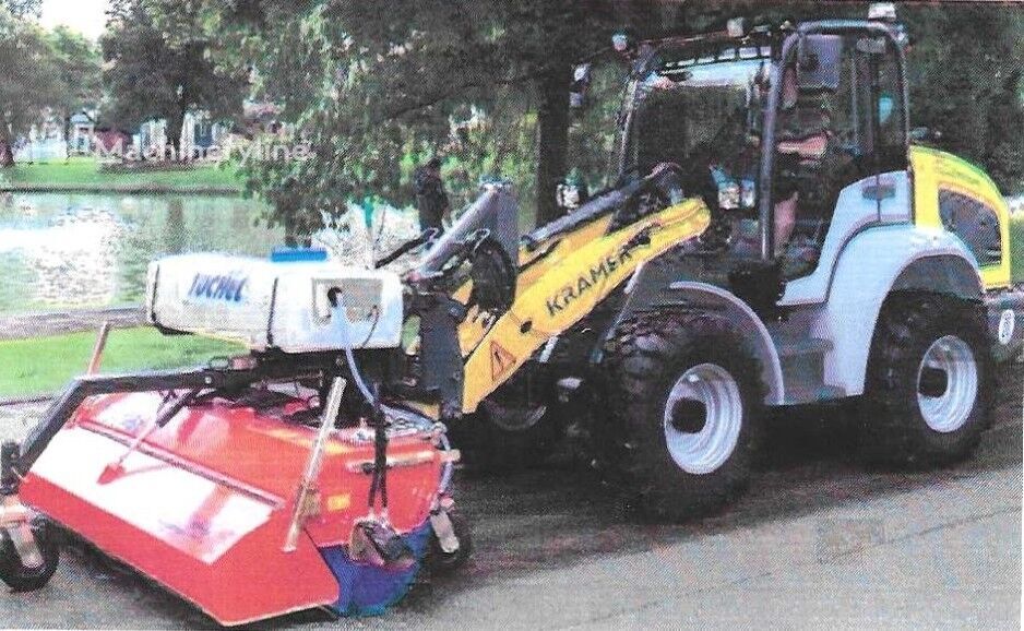 Kramer 5055E Tuchel Kehrmaschine Sweeper + Radlader prednji utovarivač