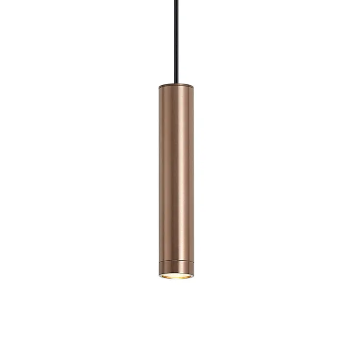 Dizajnerska viseća lampa tamno bronzana GU10 50mm IP44 - Tuba