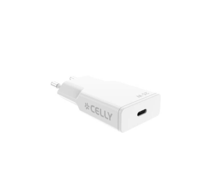 CELLY KUĆNI PUNJAČ SA GAN TEHNOLOGIJOM SLIMTC1C25WWH - 25 W