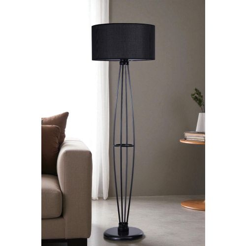 Crna Podna Lampa 8935-1