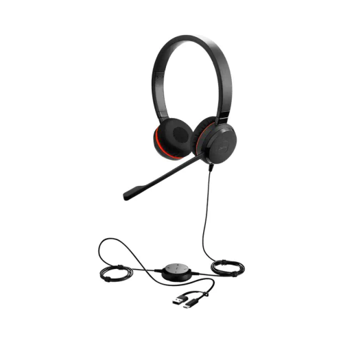 Jabra Evolve 20 SE Stereo Slušalice, USB C/A, Koža
