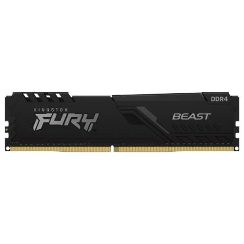 RAM DDR4 16GB 3600MHz Kingston Fury Beast Black KF436C18BB/16