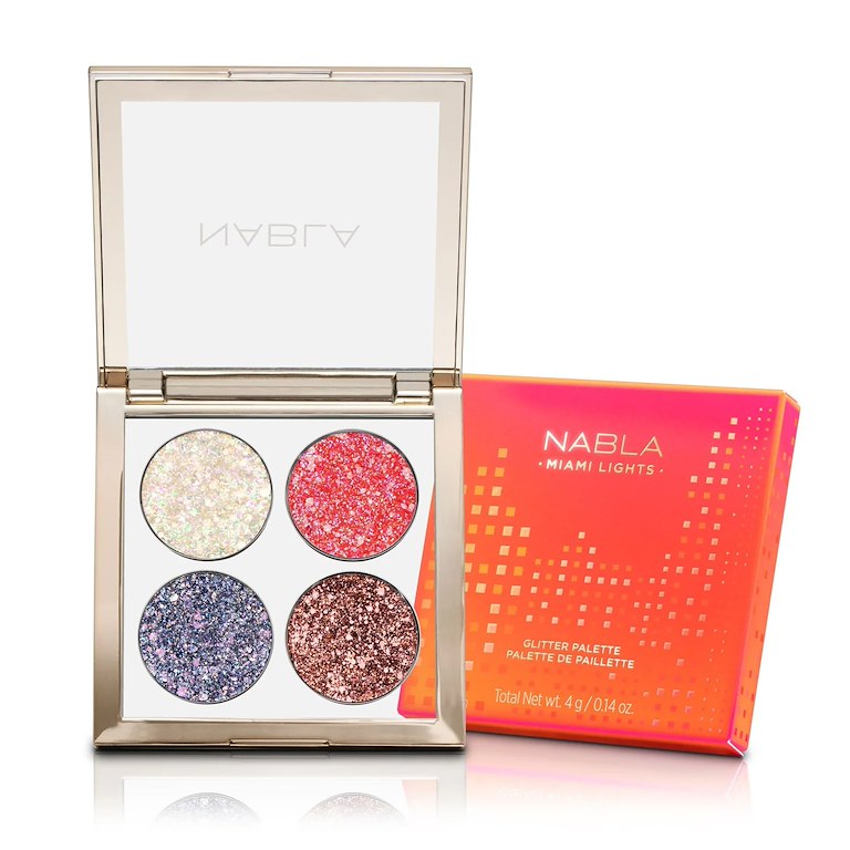 Nabla Miami Lights Glitter Palette