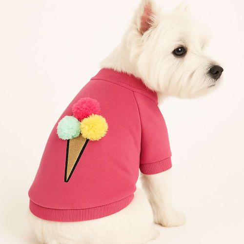 Pink Dog Hoodie - Pinkicecreamsweat