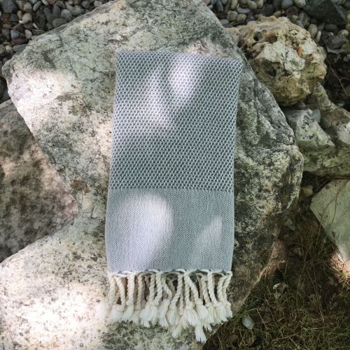 Retro - Antracitna Fouta (Plažna Peškir) 60 x 110 cm