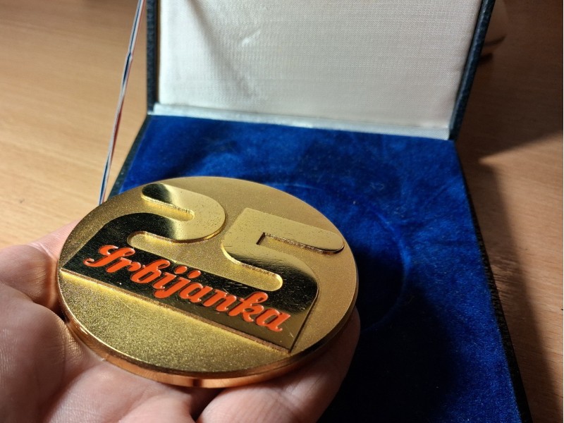 Srbijanka - jubilarna plaketa 25 godina (Aurea Celje)