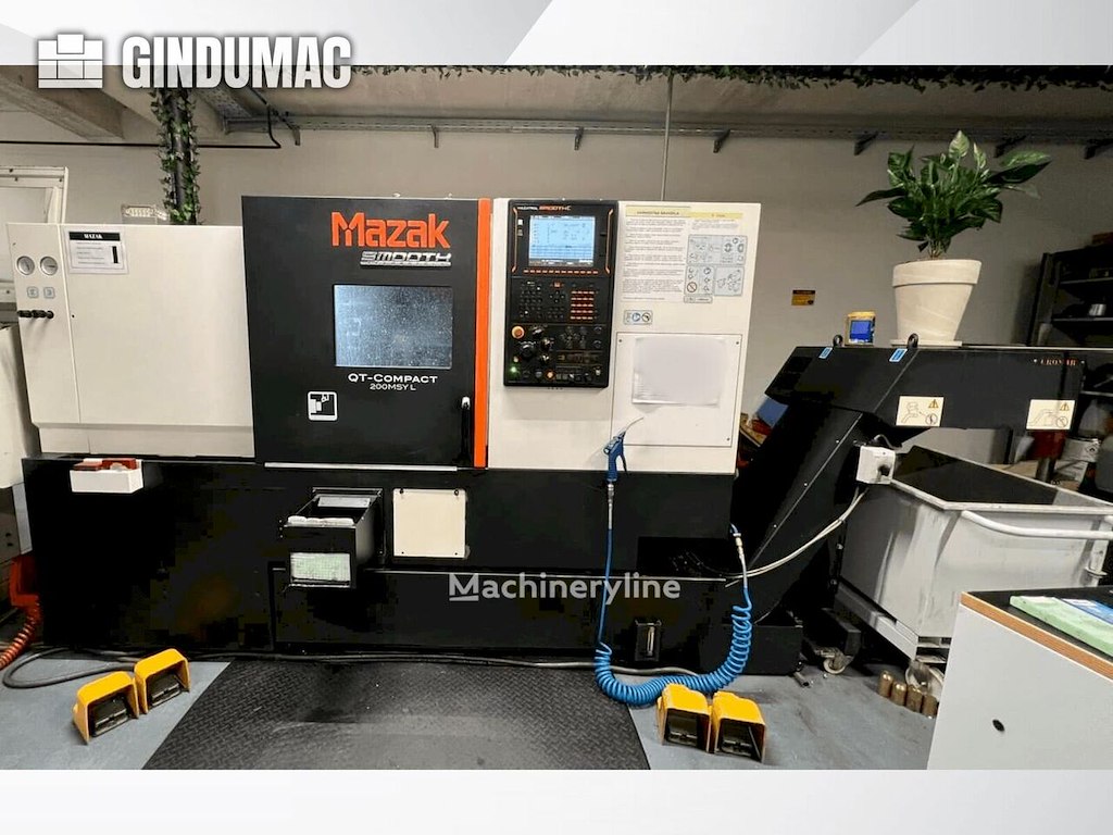 Mazak QUICK TURN COMPACT 200 MSY L strug za metal