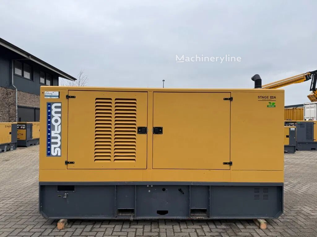 Volvo Penta TAD 754 GE Stamford 275 kVA Silent generatorset as New ! 2 diesel generator