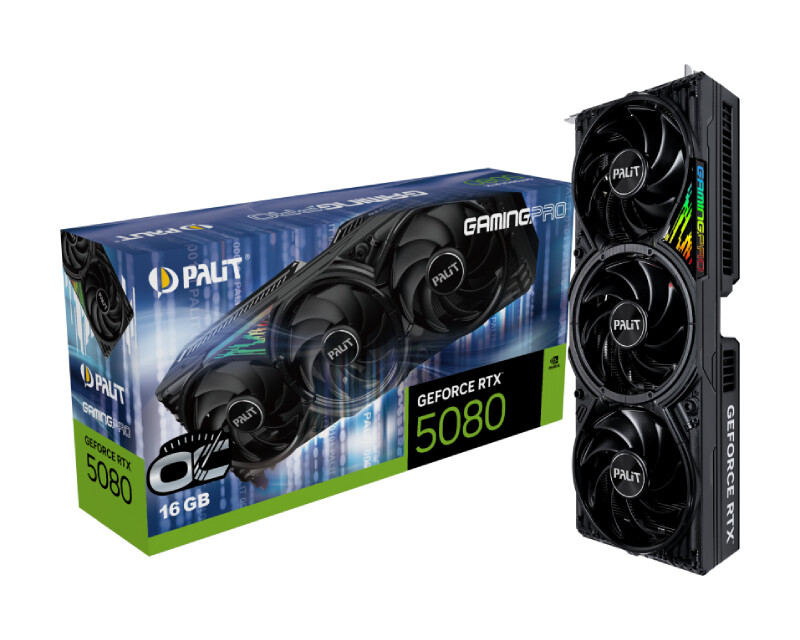 PALIT - nVidia GeForce RTX 5080 16GB 256bit RTX5080 GamingPro OC 16GB grafička karta