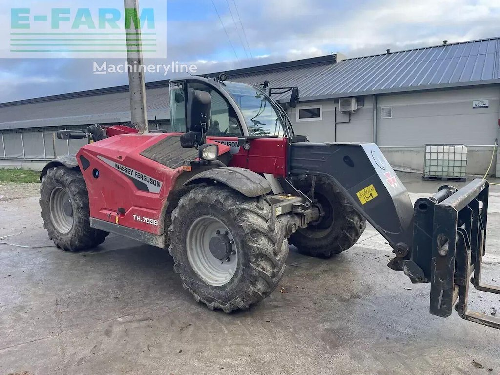 Massey Ferguson th7038 teleskopski utovarivač