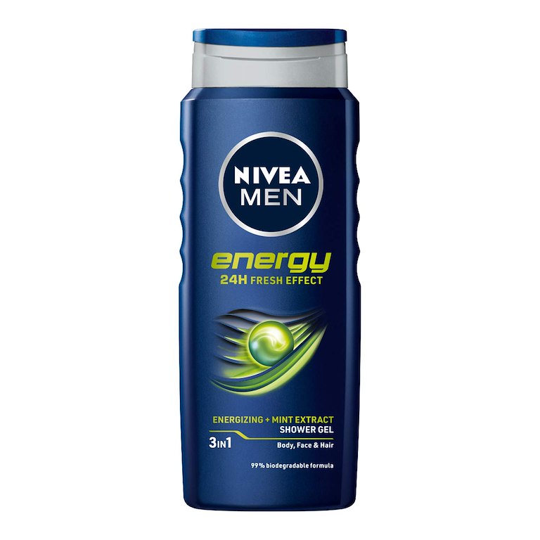 Nivea men energy gel za tuširanje 500ml