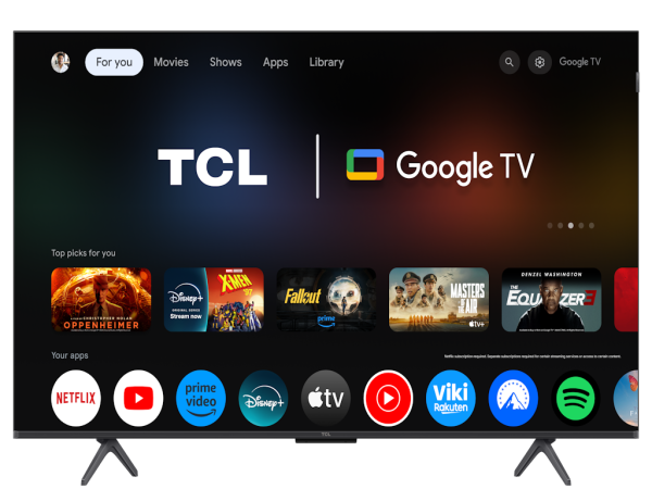 TCL Televizor 50C6K Mini LED-QLED 50'' 4K UHD144Hz Google TV crna