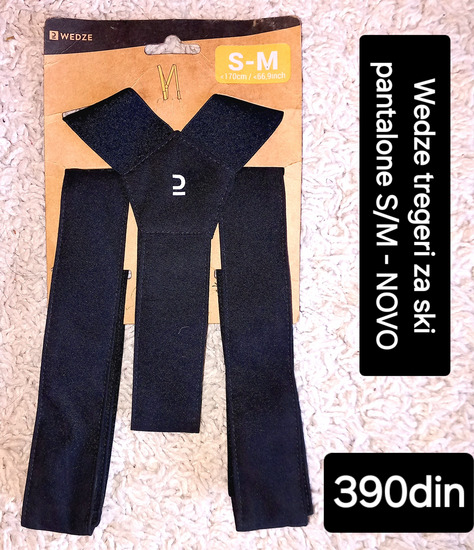Wedze tregeri za ski snowboard pantalone S/M NOVO