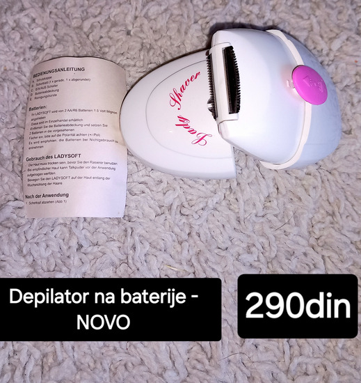 Princesonic depilator na baterije - NOVO