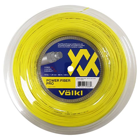 VOLKL ZICA ZA REKET POWER FIBER PRO 16G REEL NEON YELLOW