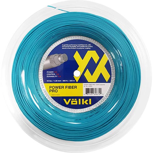 VOLKL ZICA ZA REKET POWER FIBER PRO 16G/1.3MM REEL/200M TURQUOISE