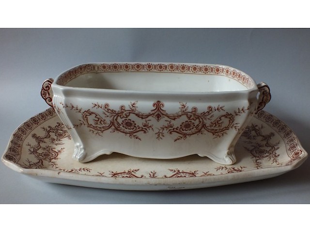 Antik duo Ridgways Royal Semi Porcelain England