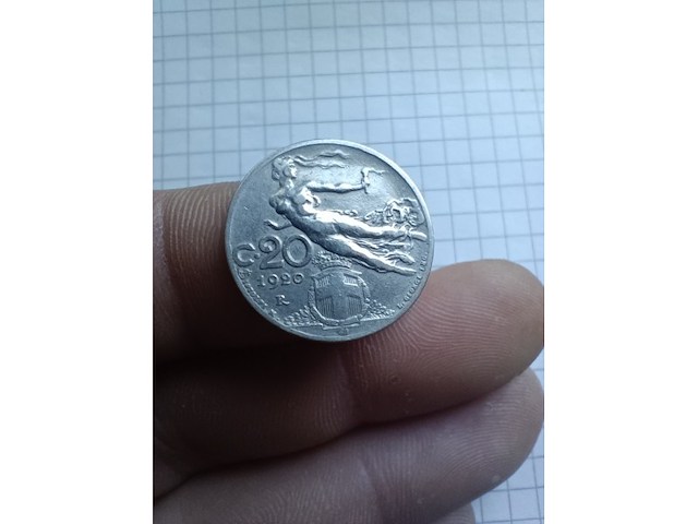 Italija - 20 centesimi 1920