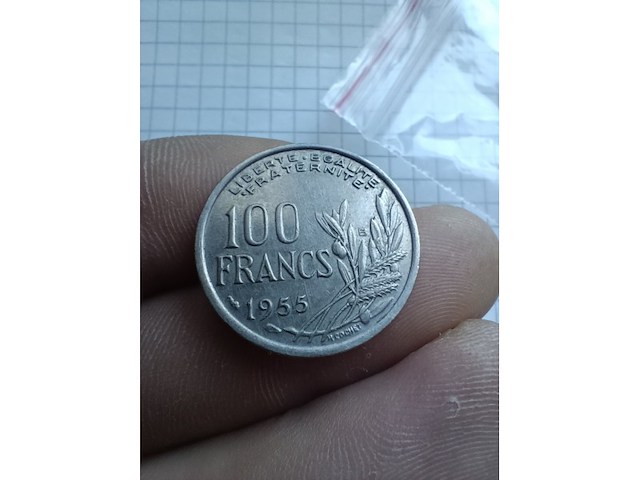 Francuska - 100 francs 1955