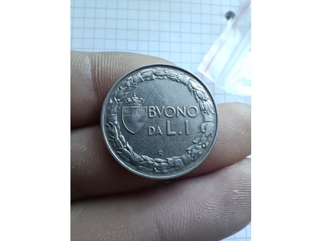 Italija - 1 lira 1922