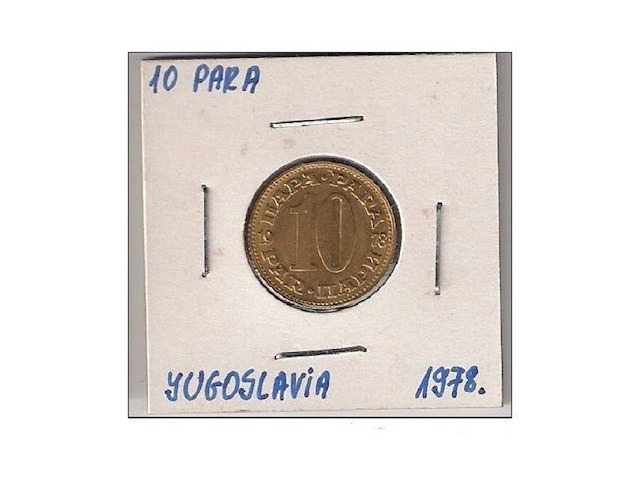 c3 JUGOSLAVIJA  10 para 1978.