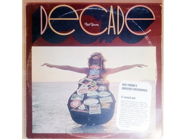 3LP*: NEIL YOUNG - DECADE, ploče MINT, omot: VG+