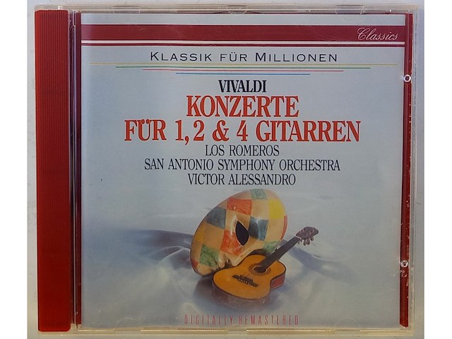 Antonio Vivaldi - Konzerte Für 1, 2 &; 4 Gitarren