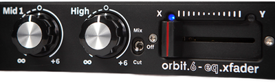 Union Audio ORBIT.6 ISO/X-Fader, Rackmount Mixer, black