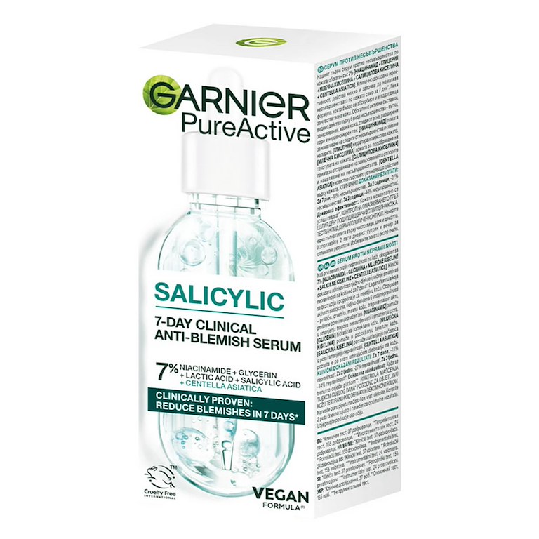 GARNIER SKIN NATURALS PURE ACTIVE SALICYLIC SERUM 30ML